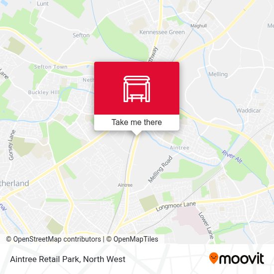 Aintree Retail Park stop - Routes, Schedules, and Fares