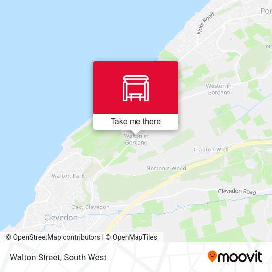 How to get to Walton Street in Walton-In-Gordano by bus or train?