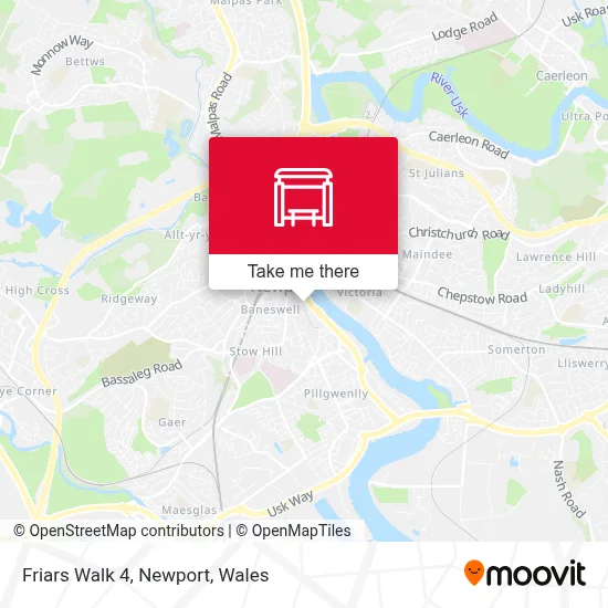Friars Walk 4, Newport - Routes, Schedules, and Fares