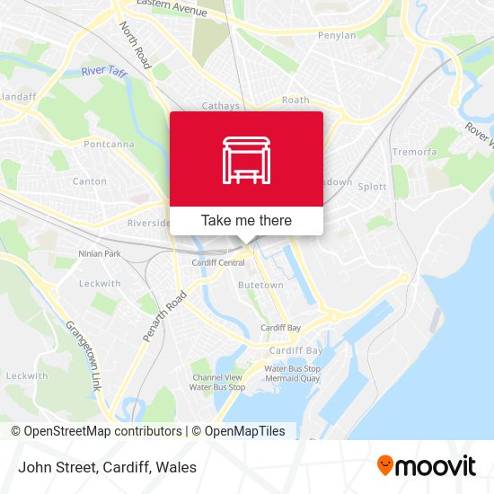 John Street, Cardiff stop - Routes, Schedules, and Fares