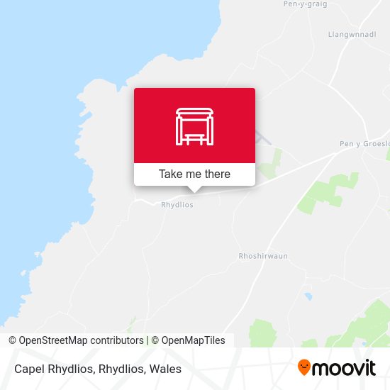 Capel Rhydlios, Rhydlios stop - Routes, Schedules, and Fares