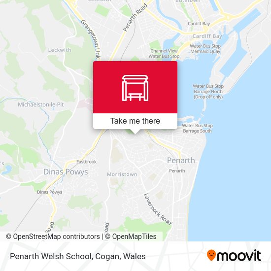 Penarth Welsh School, Cogan stop - Routes, Schedules, and Fares