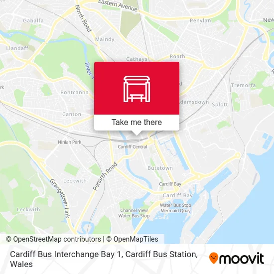 Cardiff Bus Interchange Bay 1, Cardiff Bus Station - Routes, Schedules ...