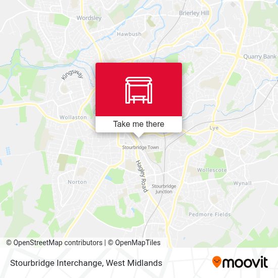 How to Get to Stourbridge Interchange in West Midlands by Bus or Train?