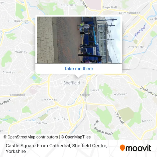 Castle Square From Cathedral, Sheffield Centre - Routes, Schedules, and ...