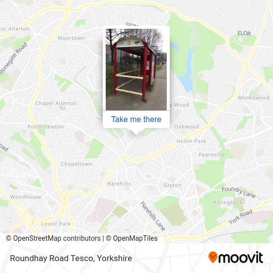 Roundhay Road Tesco stop - Routes, Schedules, and Fares
