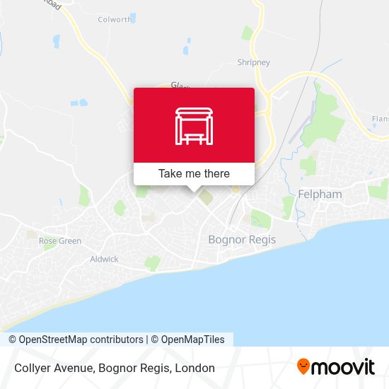 Collyer Avenue, Bognor Regis stop - Routes, Schedules, and Fares