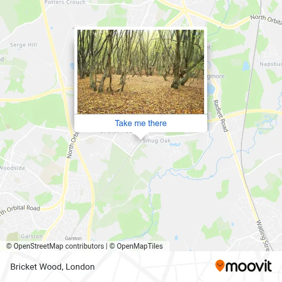 Bricket Wood stop - Routes, Schedules, and Fares