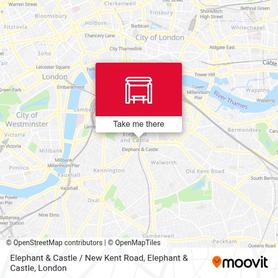 Elephant & Castle / New Kent Road, Elephant & Castle stop - Routes ...