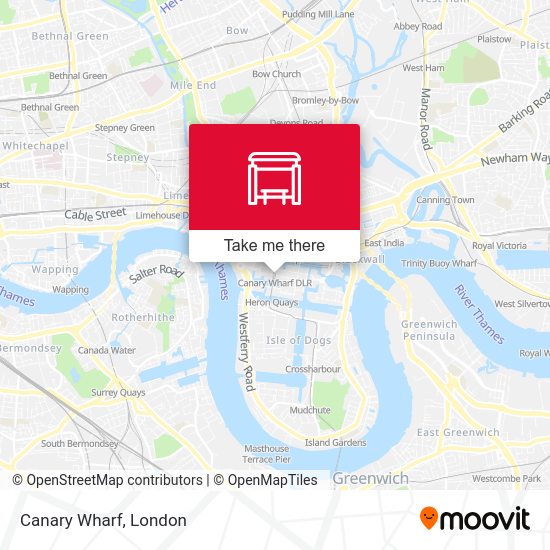How to Get to Canary Wharf in London by Tube, Bus, Train or DLR?