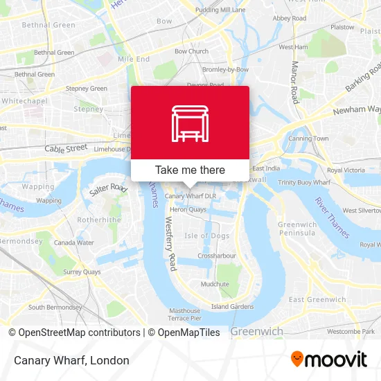 Canary Wharf station - Routes, Schedules, and Fares