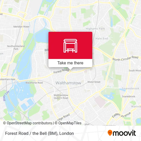 Forest Road / the Bell (BM) stop - Routes, Schedules, and Fares