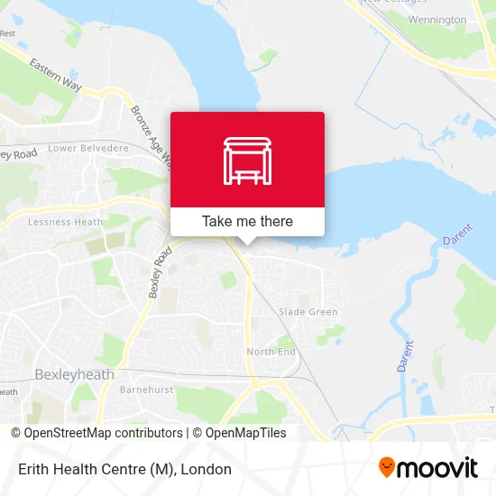 Erith Health Centre (M) stop - Routes, Schedules, and Fares