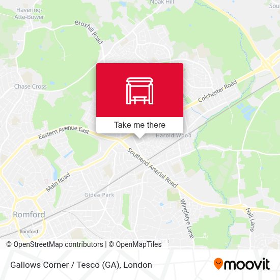 Gallows Corner / Tesco stop - Routes, Schedules, and Fares