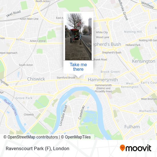 Ravenscourt Park (F) stop - Routes, Schedules, and Fares