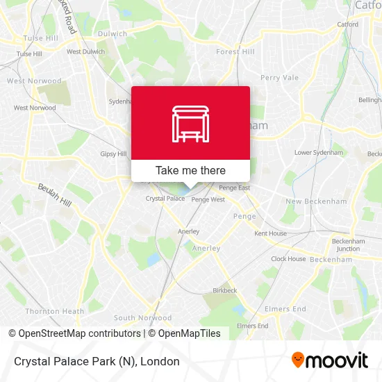 Crystal Palace Park (N) stop - Routes, Schedules, and Fares