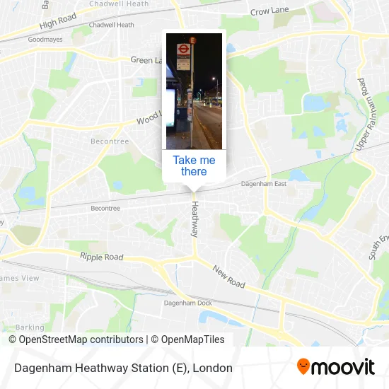 Dagenham Heathway Station (E) - Routes, Schedules, and Fares