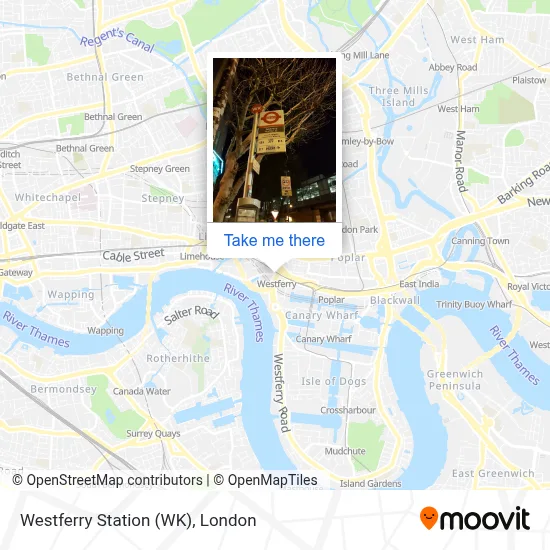 Westferry Station (WK) - Routes, Schedules, and Fares