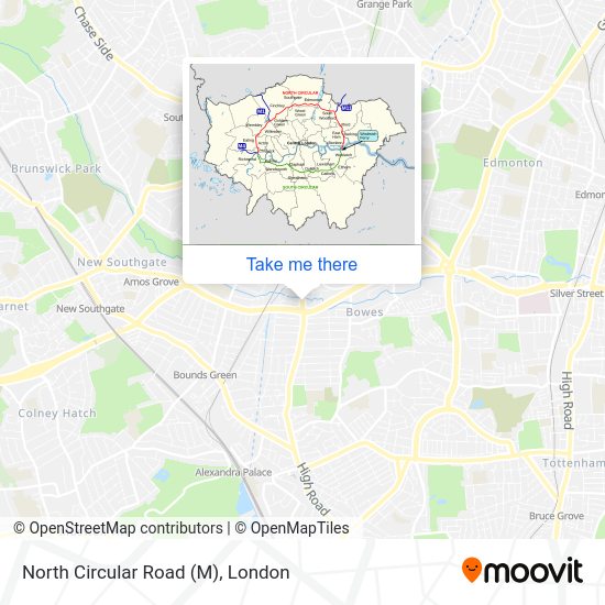 North Circular Road (M) stop - Routes, Schedules, and Fares