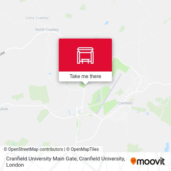 How to get to Cranfield University Main Gate, Cranfield University in ...