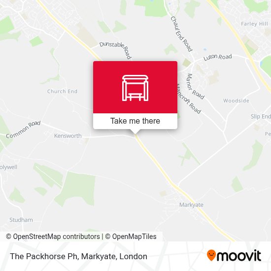The Packhorse Ph, Markyate stop - Routes, Schedules, and Fares