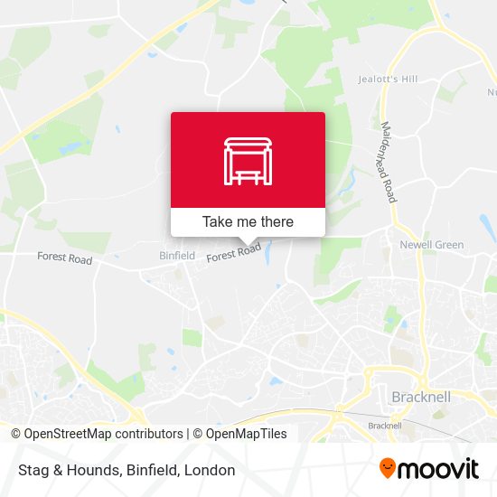 Stag & Hounds, Binfield stop - Routes, Schedules, and Fares