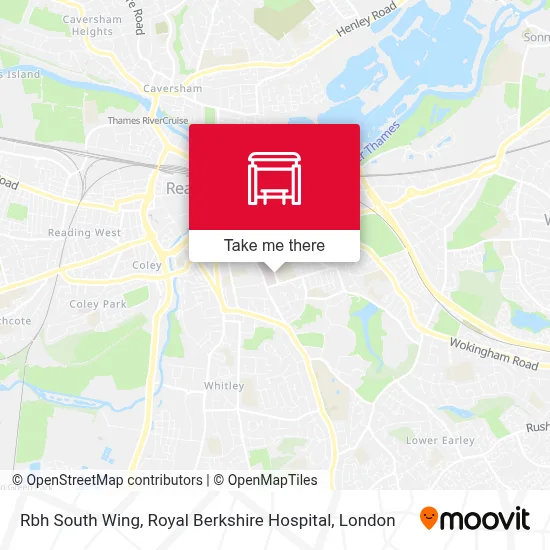 Rbh South Wing, Royal Berkshire Hospital stop - Routes, Schedules, and ...