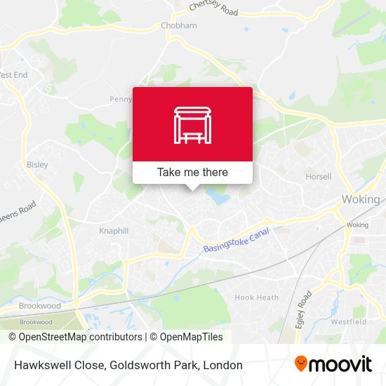 Hawkswell Close, Goldsworth Park stop - Routes, Schedules, and Fares