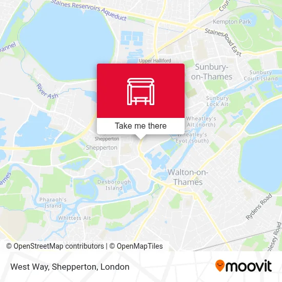 West Way, Shepperton stop - Routes, Schedules, and Fares