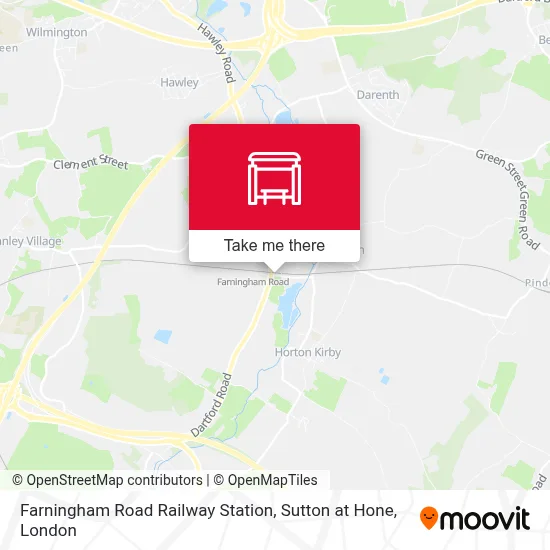 Farningham Road Railway Station, Sutton at Hone - Routes, Schedules ...