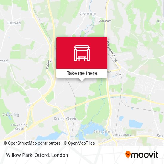 Willow Park, Otford stop - Routes, Schedules, and Fares