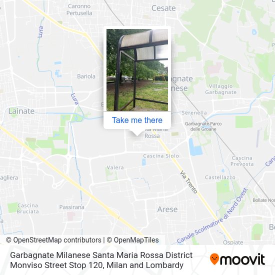 How to get to Garbagnate M.se Fraz. S.M. Rossa V. Monviso Fr. 120 in ...