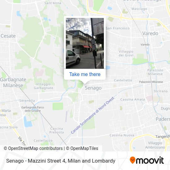 Senago - Via Mazzini 4 stop - Routes, Schedules, and Fares