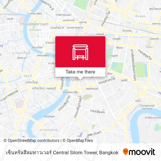 เซ็นทรัลสีลมทาวเวอร์ Central Silom Tower stop - Routes, Schedules, and ...