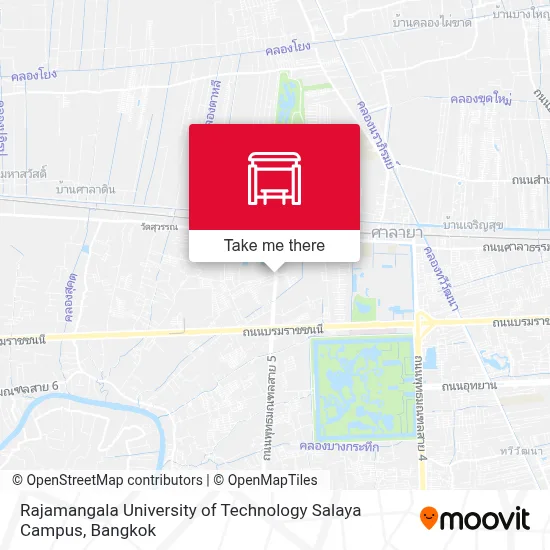 Rajamangala University of Technology Salaya Campus stop - Routes ...