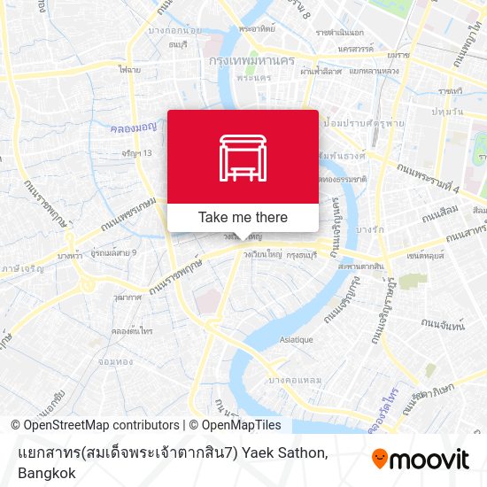 แยกสาทร(สมเด็จพระเจ้าตากสิน7) Yaek Sathon stop - Routes, Schedules, and ...