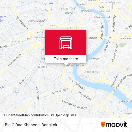 Big C Dao Khanong stop - Routes, Schedules, and Fares