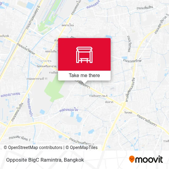 Opposite BigC Ramintra stop - Live Arrivals, Routes and Schedules
