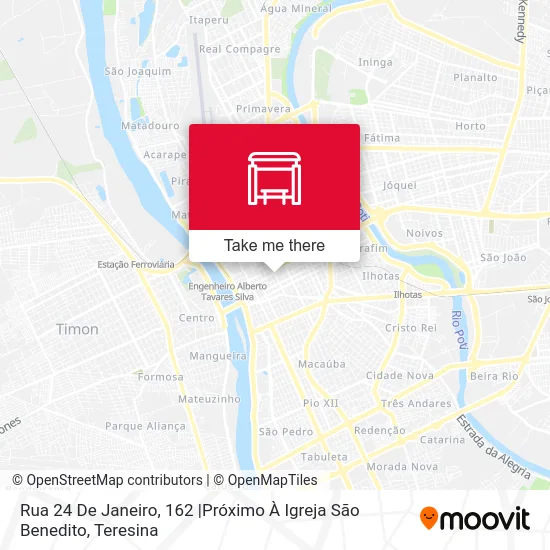 Rua 24 De Janeiro, 162 |Próximo À Igreja São Benedito stop - Routes ...