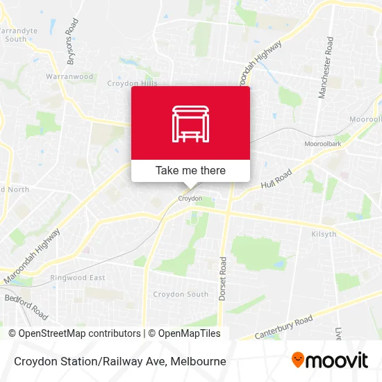 Croydon Station/Railway Ave - Live arrivals