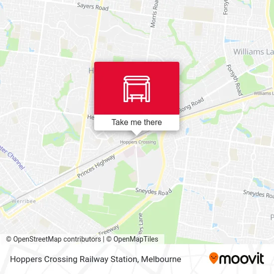 Hoppers Crossing Railway Station station (vic:rail:HCG)