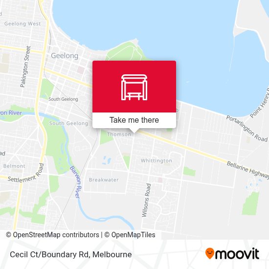 Cecil Ct/Boundary Rd stop - Routes, Schedules, and Fares