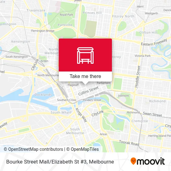 Bourke Street Mall / Elizabeth St #3 - Routes, Schedules, and Fares