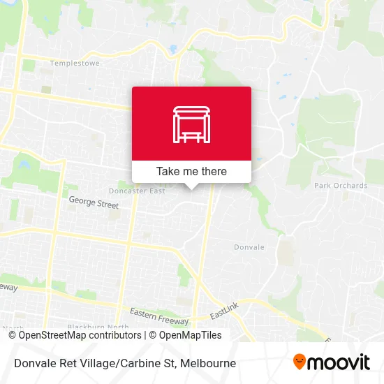 Donvale Ret Village/Carbine St stop - Routes, Schedules, and Fares