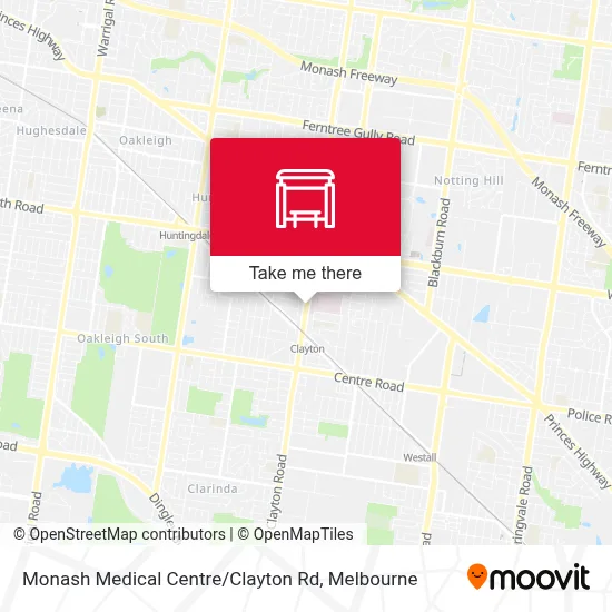 Monash Medical Centre / Clayton Rd stop - Routes, Schedules, and Fares