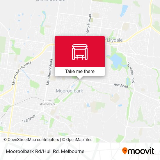 Mooroolbark Rd / Hull Rd stop - Routes, Schedules, and Fares