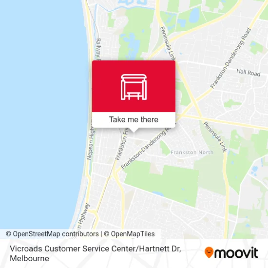 Vicroads Customer Service Center / Hartnett Dr stop - Live Arrivals ...