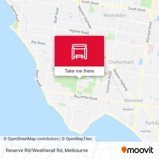 Reserve Rd/Weatherall Rd stop - Routes, Schedules, and Fares