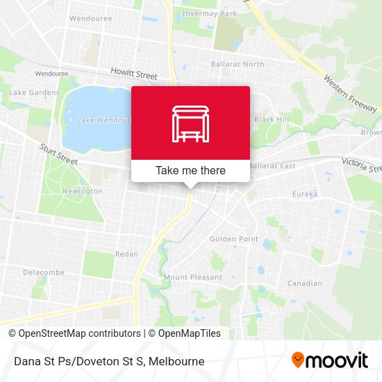 Dana St Ps/Doveton St S stop - Routes, Schedules, and Fares