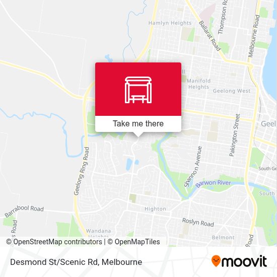Desmond St/Scenic Rd stop - Routes, Schedules, and Fares